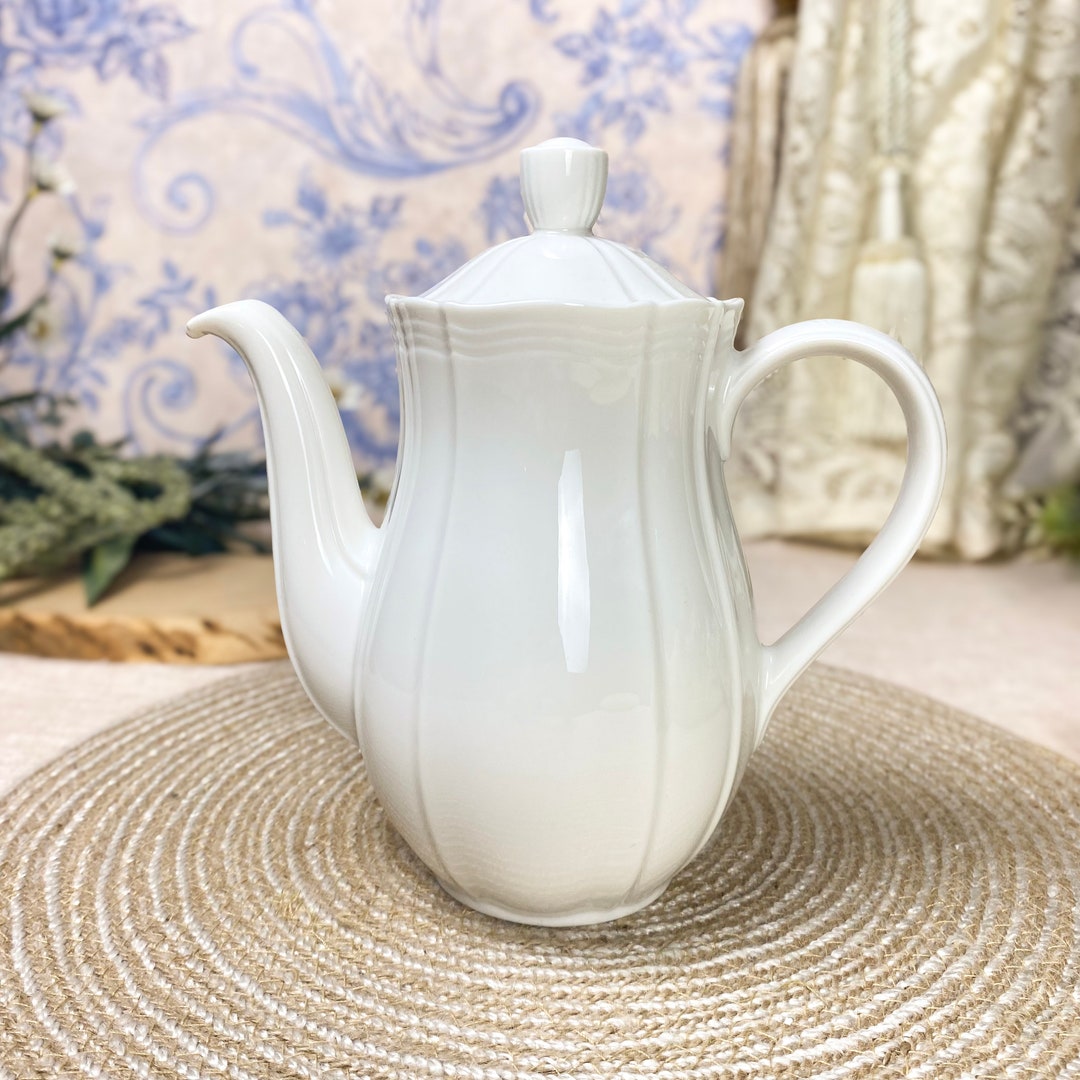 Vintage Royal Doulton 'hallmark' Coffee Pot White Bone - Etsy