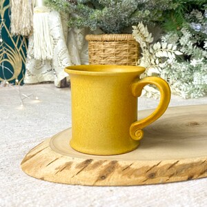 Vintage Bennington Potters Vermont Yellow Art Pottery Mug - Etsy