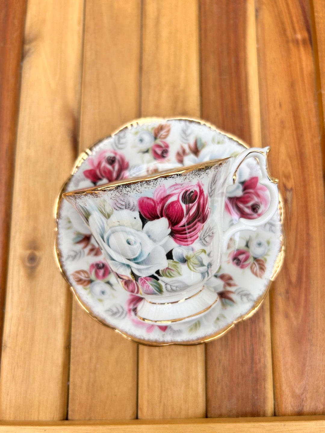 Royal Albert Pearl Teacup Set Summer Bounty Series - Etsy