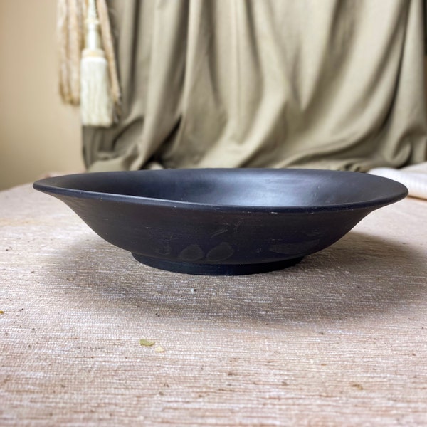 Wedgwood Black Basalt Bowl - Etsy