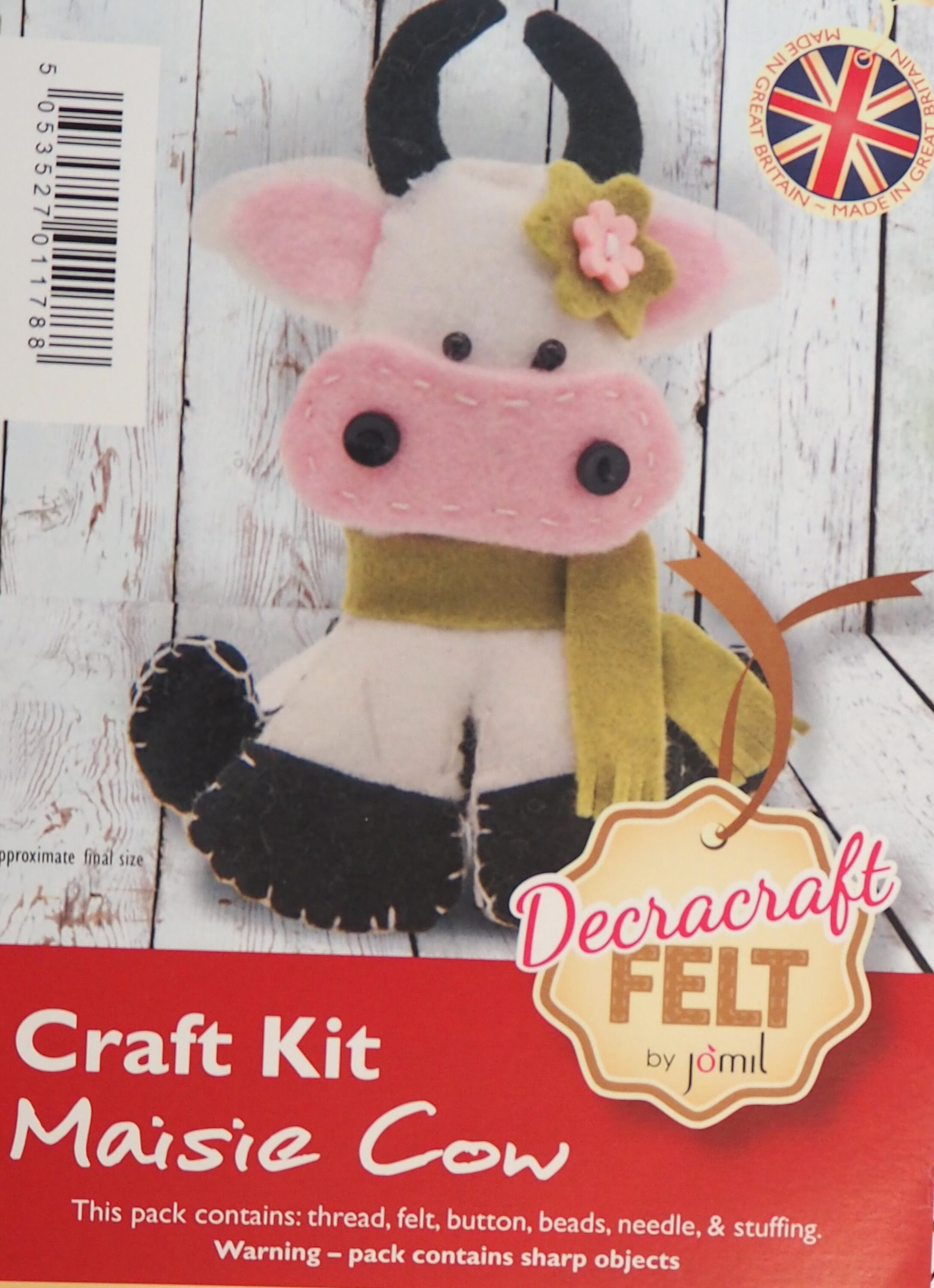 Maisie the Cow Felt Craft Kit - Etsy