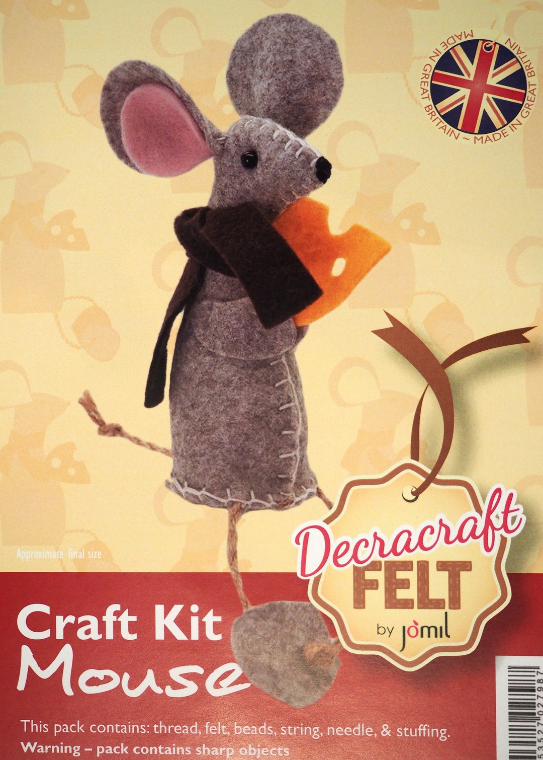 Mouse Felt Craft Kit - Etsy