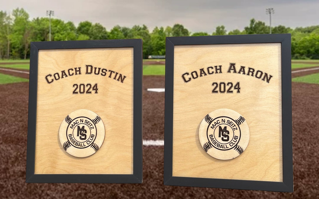 Coach Appreciation Gift Team Signature Sign for Coach Framed Team ...