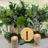 Wooden Mountain Table Numbers Rustic Table Numbers, Mountain Table ...