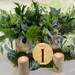 Wooden Mountain Table Numbers Rustic Table Numbers, Mountain Table ...