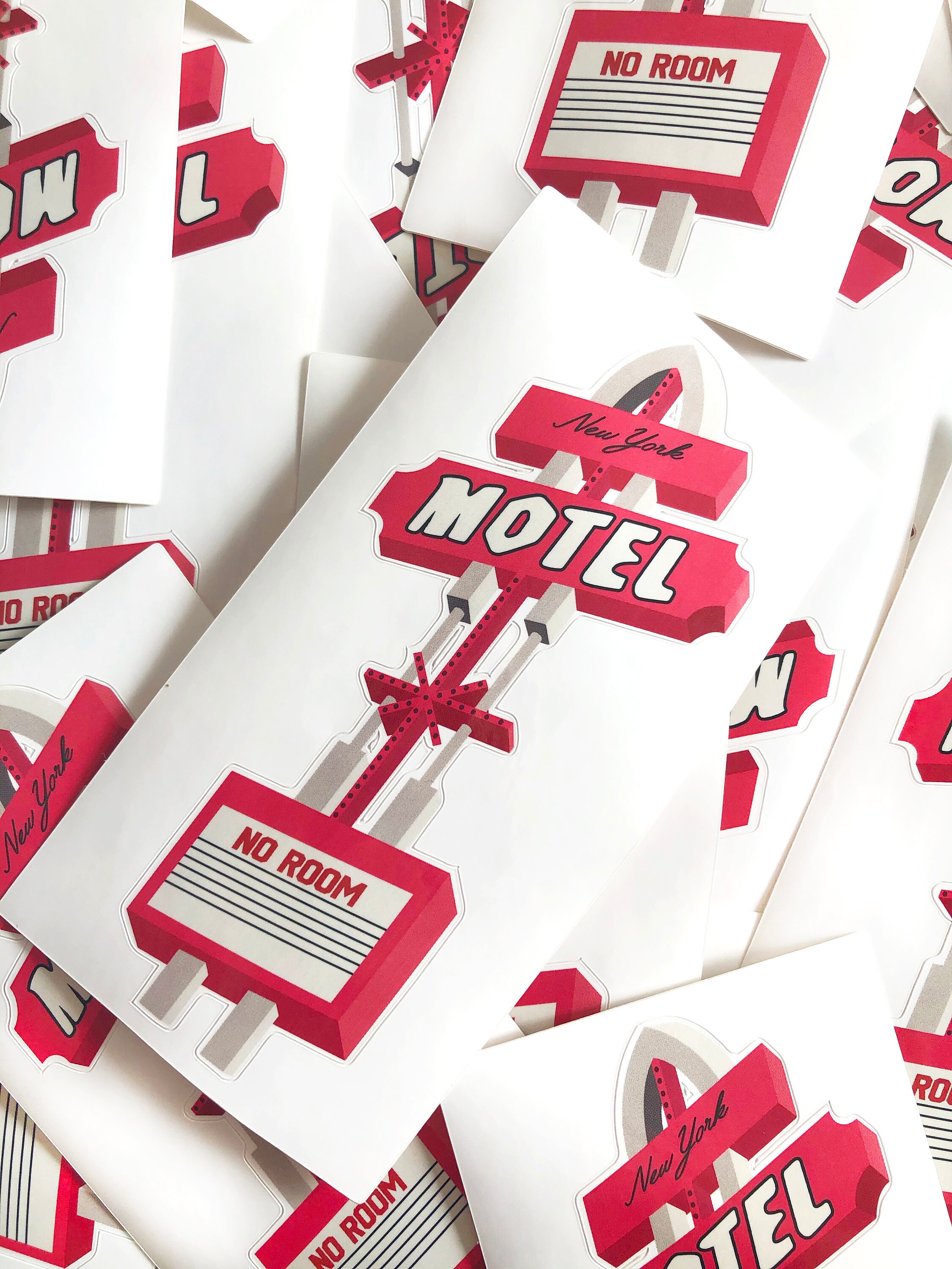 Motel Sign Sticker - Etsy