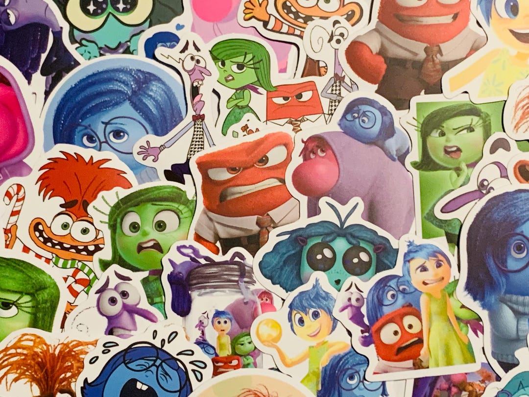 Inside Out Emotions Stickers - Etsy