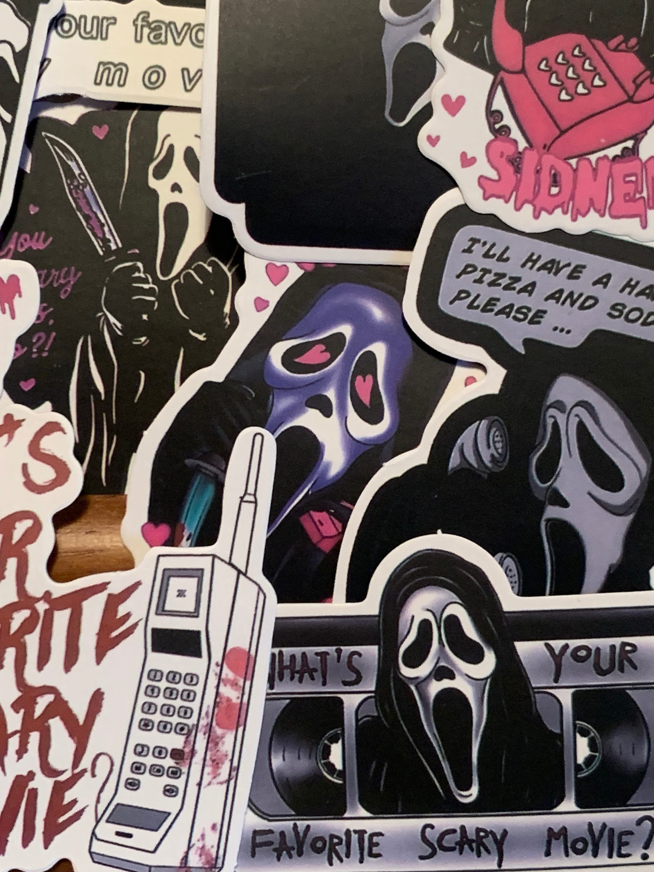 Scream Horror Movie Stickers Random Bundle - Etsy