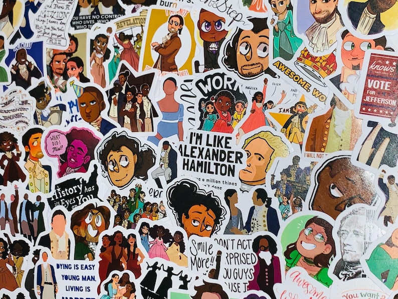 Hamilton Broadway Stickers - Etsy