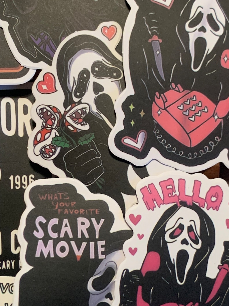 Scream Horror Movie Stickers Random Bundle - Etsy