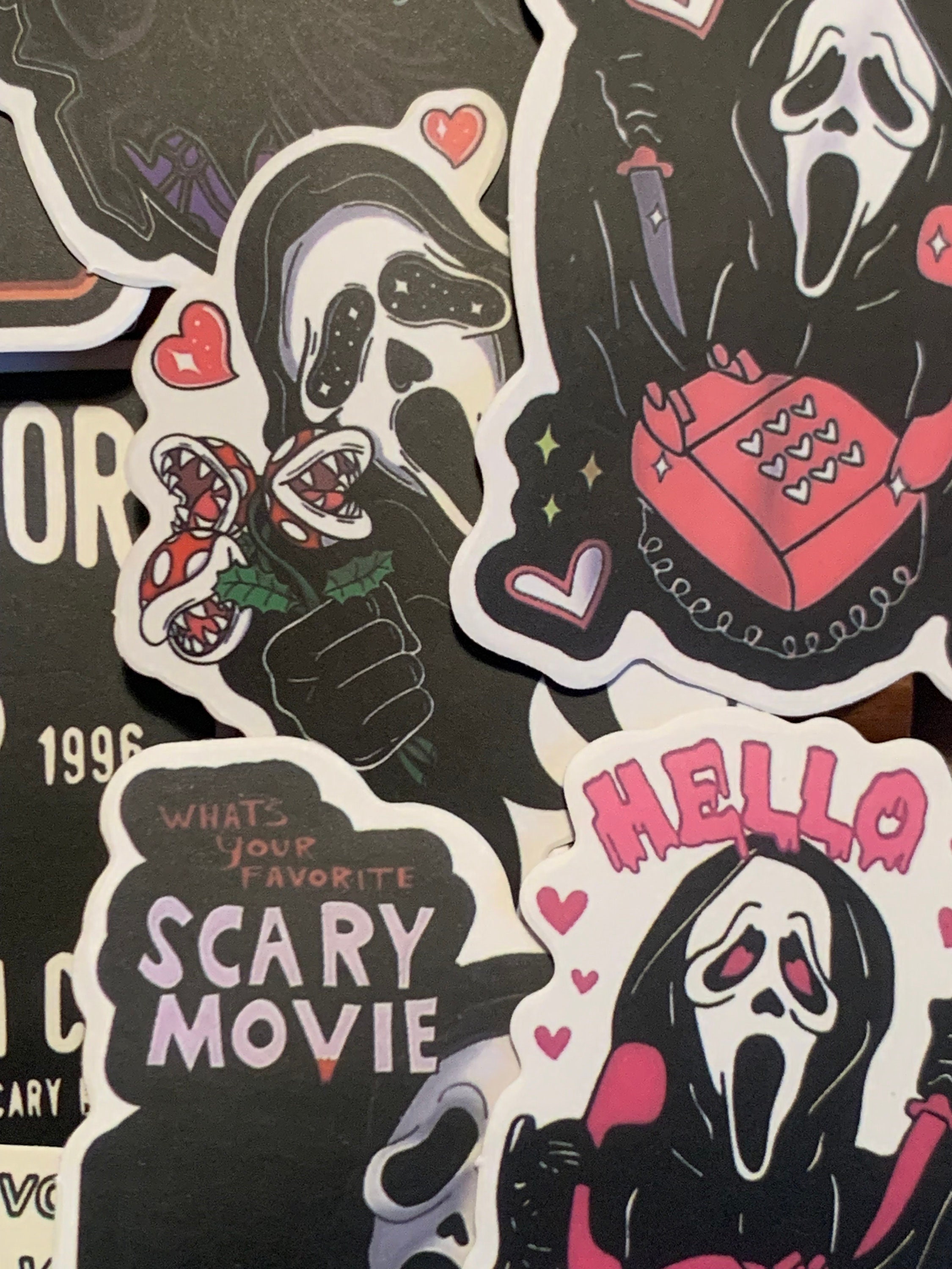 Scream Horror Movie Stickers Random Bundle - Etsy