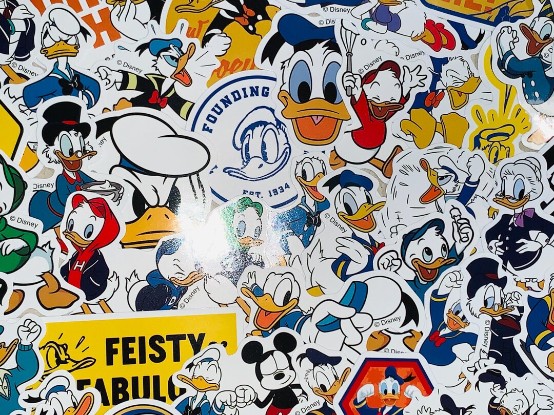 Donald Duck Stickers - Etsy