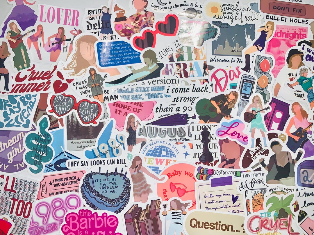 Taylor Swift Kindle Sticker Pack - Etsy