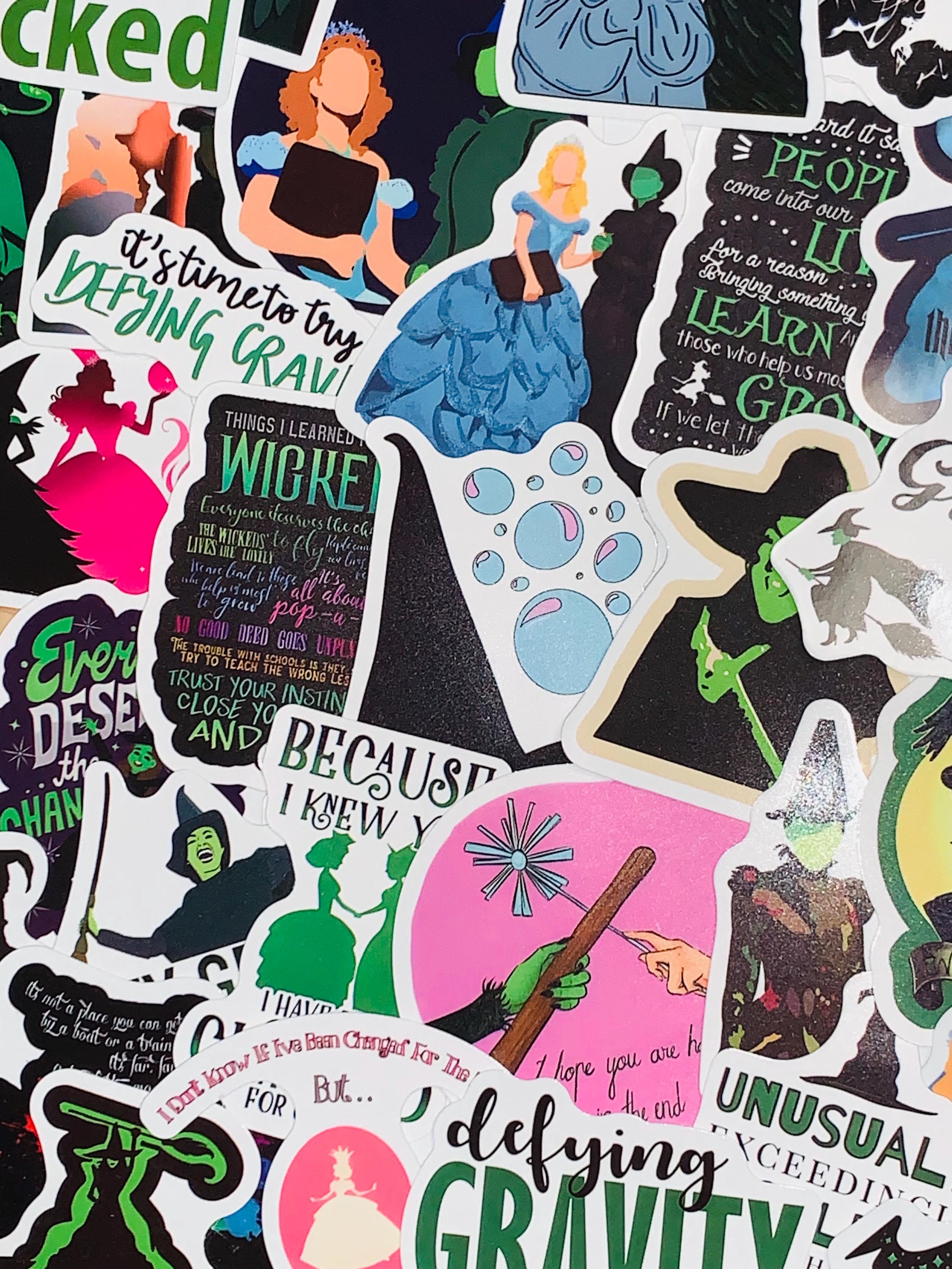 Wicked Movie Inspired Stickers - Etsy
