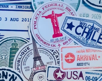 Japan Passport Stamp Decal - Etsy