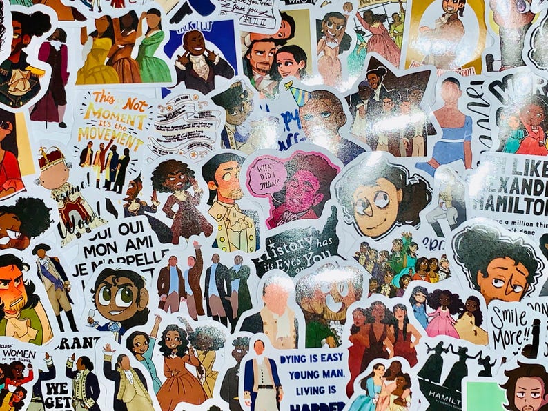 Hamilton Broadway Stickers - Etsy