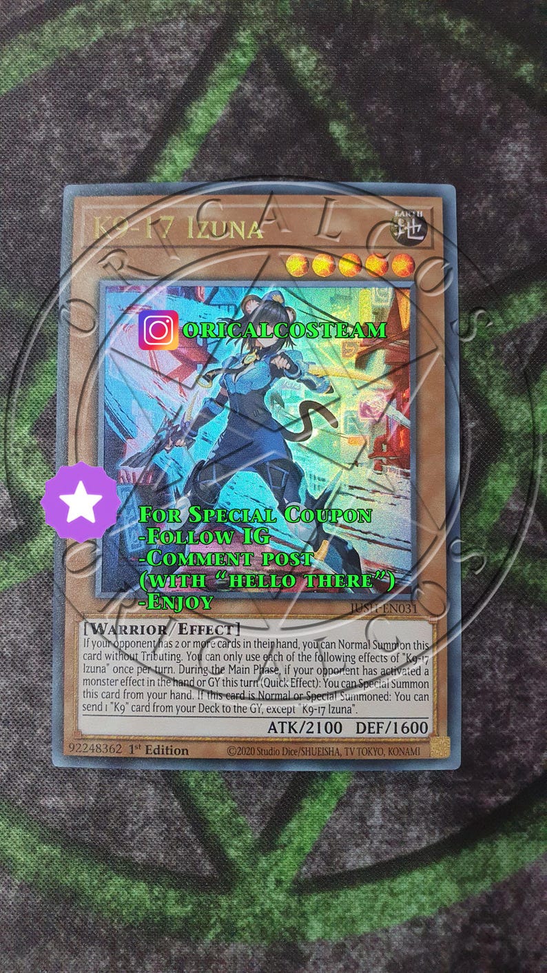K9-17 Izuna Ultra Rare-common "casual Play"(same Thickness) - Etsy