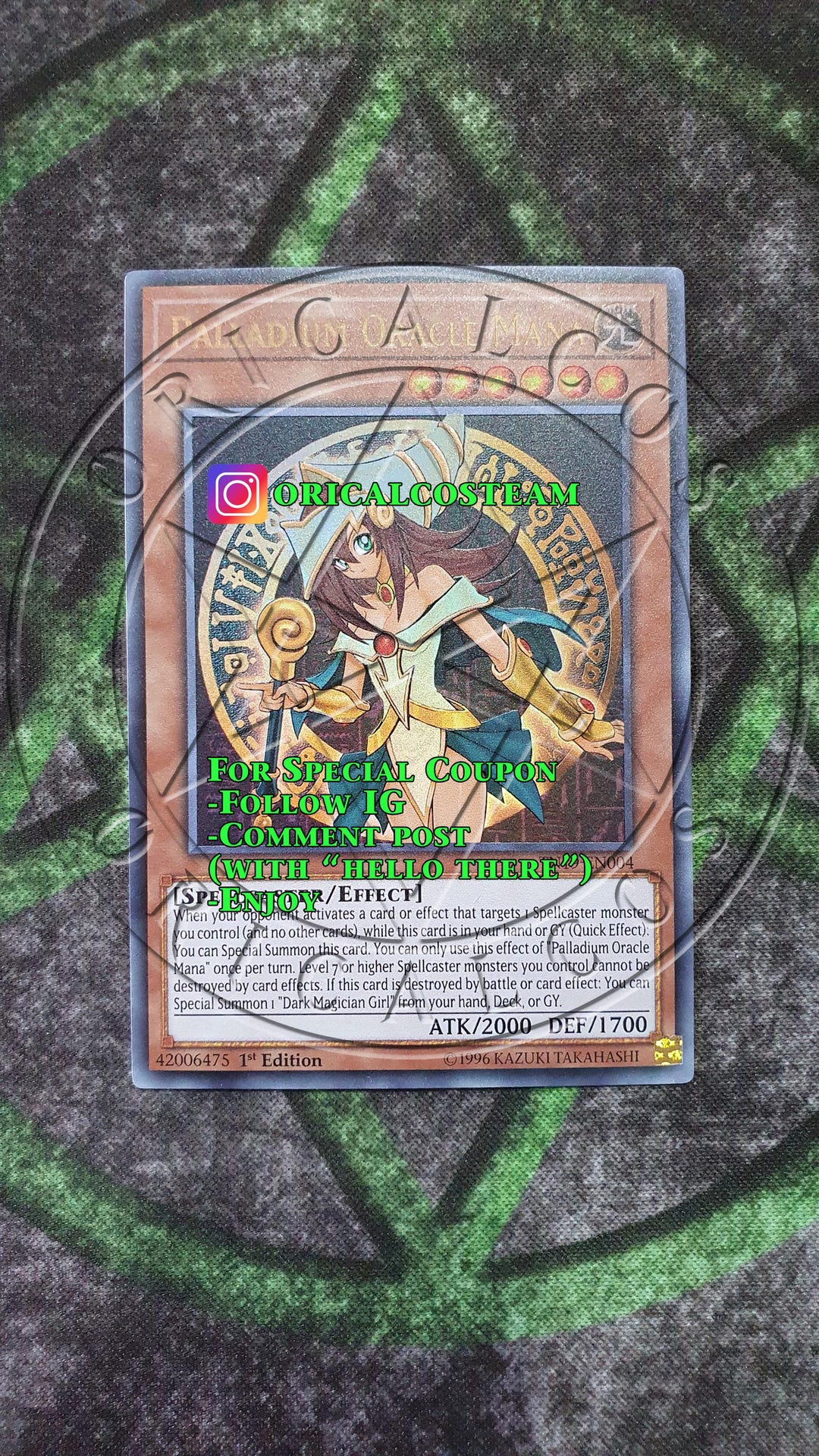 Palladium Oracle Mana Custom Art Ultra Rare-common "handmade Proxy ...