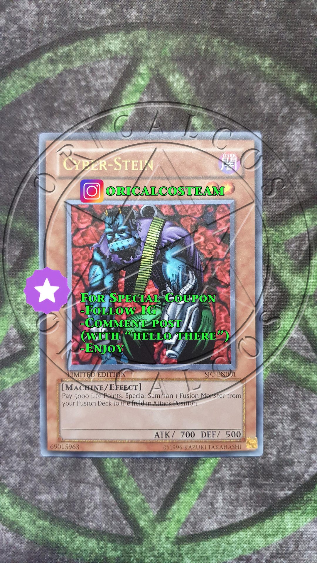 Cyber-stein SJC Ultra Rare-common "handmade Proxy"(same Thickness) - Etsy
