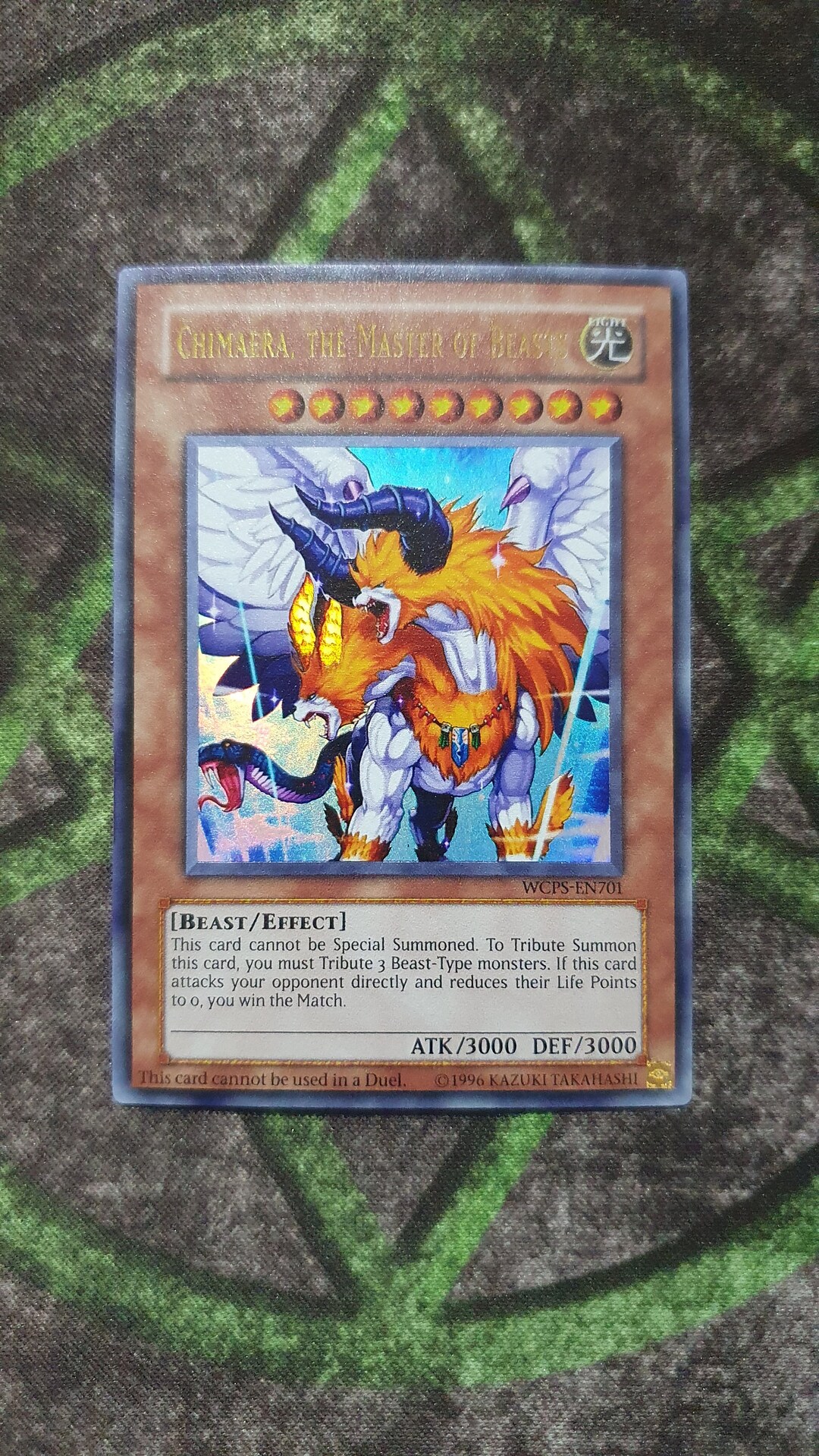 Chimaera, the Master of Beasts Ultra Rare handmade Proxysame Thickness ...