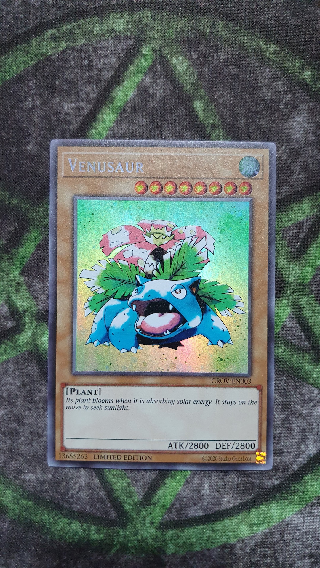 Venusaur Custom Holographic Rare-common handmade Proxysame Thickness - Etsy