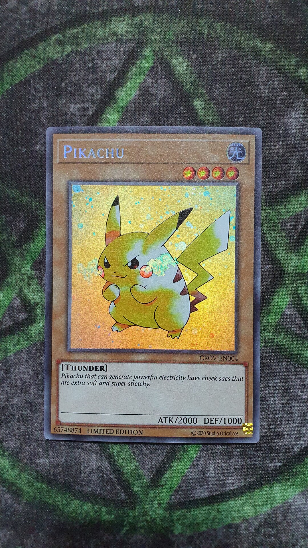 Pikachu Custom Holographic Rare Common Handmade Proxysame Thickness Etsy