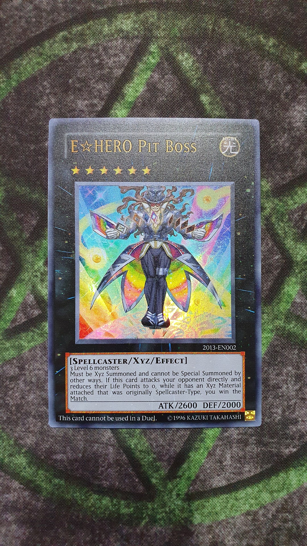 E HERO Pit Boss Ultra Rare handmade Proxysame Thickness - Etsy