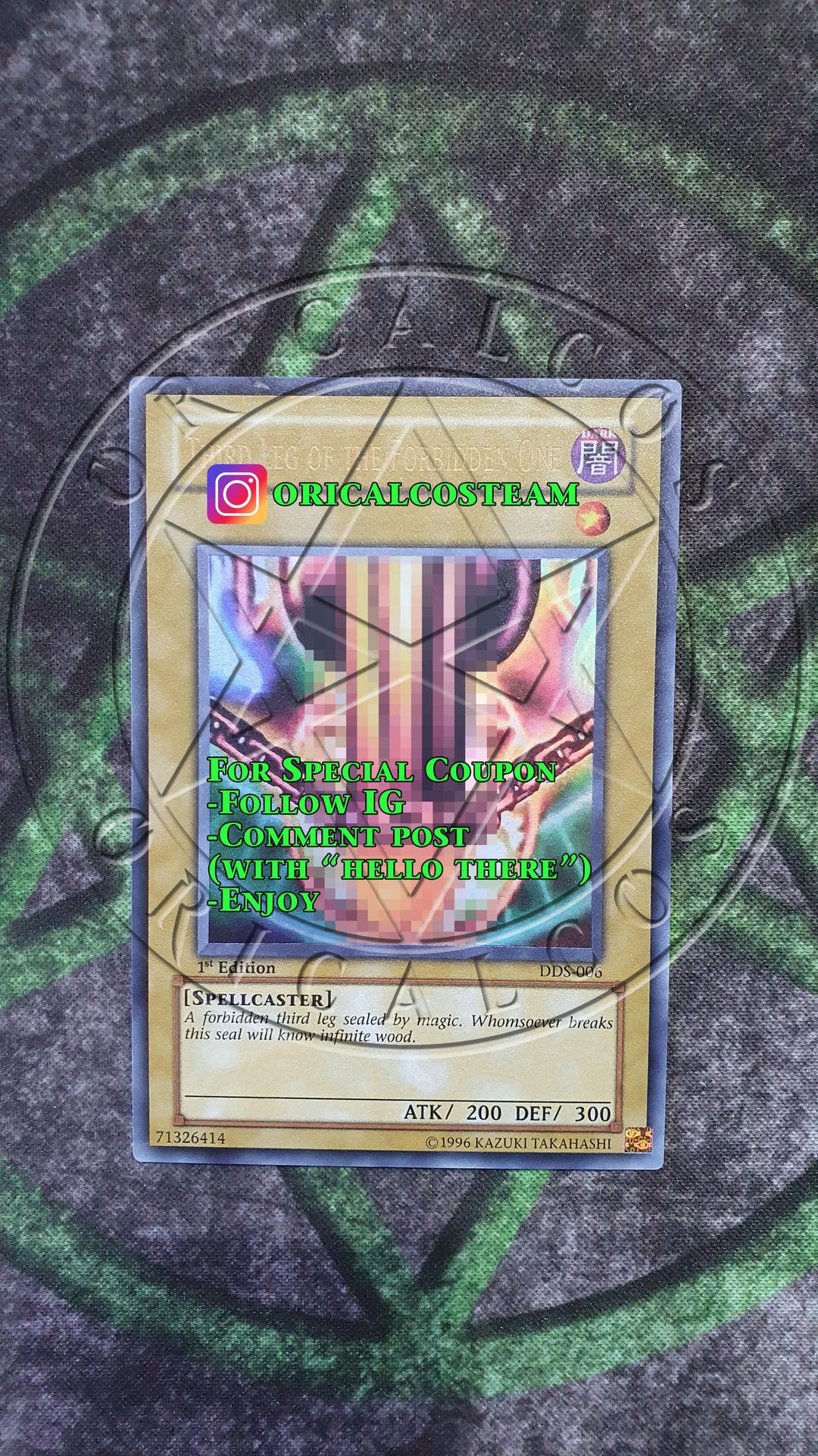 Third Leg of the Forbidden One Ultra Rare-common "handmade"(same ...
