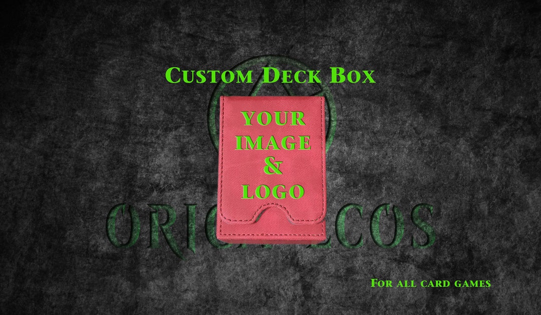 Custom TCG Card Deck Box (yugioh - Pokemon - MTG - Digimon Playcards ...