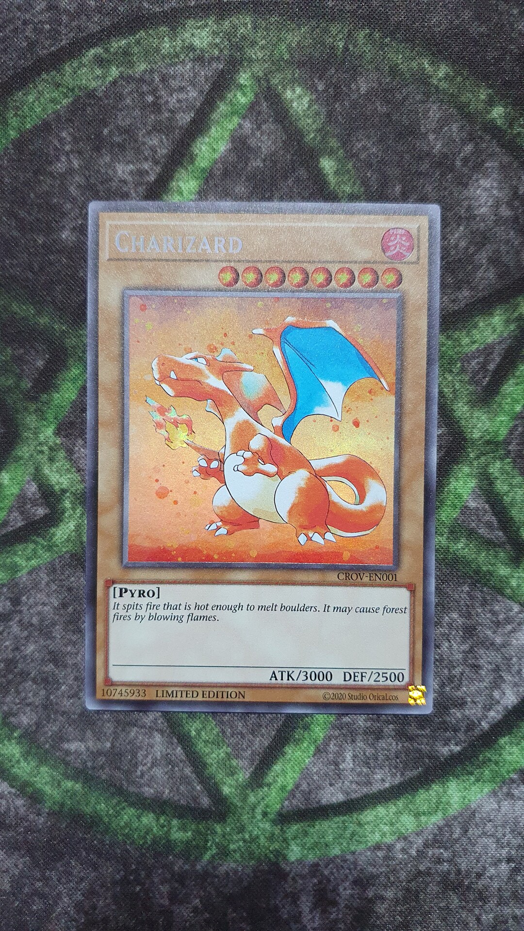 Charizard Custom Holographic Rare-common handmade Proxysame Thickness ...