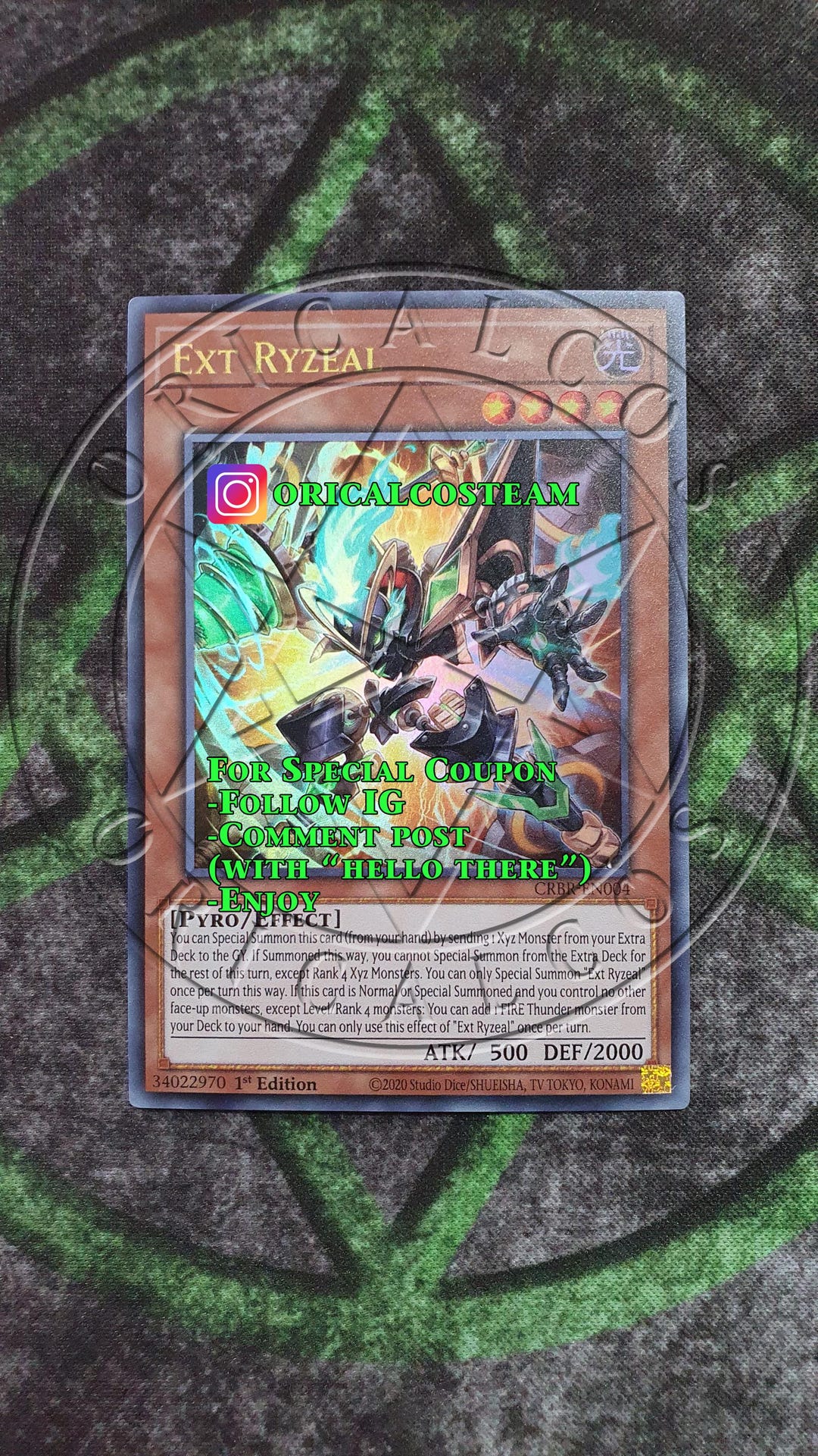 Ext Ryzeal Ultra Rare-common handmadesame Thickness - Etsy