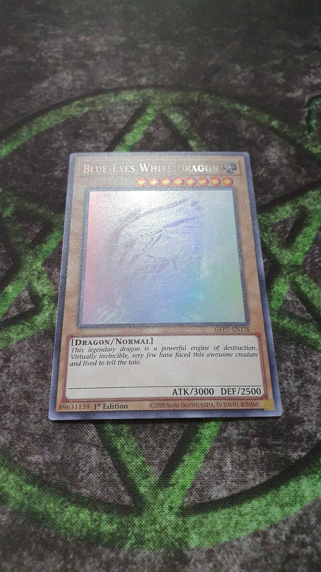 Blue-eyes White Dragon Ghost Rare handmade Proxysame Thickness - Etsy