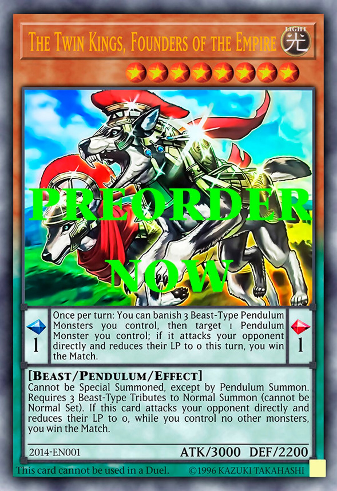 The Twin Kings Founders of the Empire Ultra Rare - Etsy