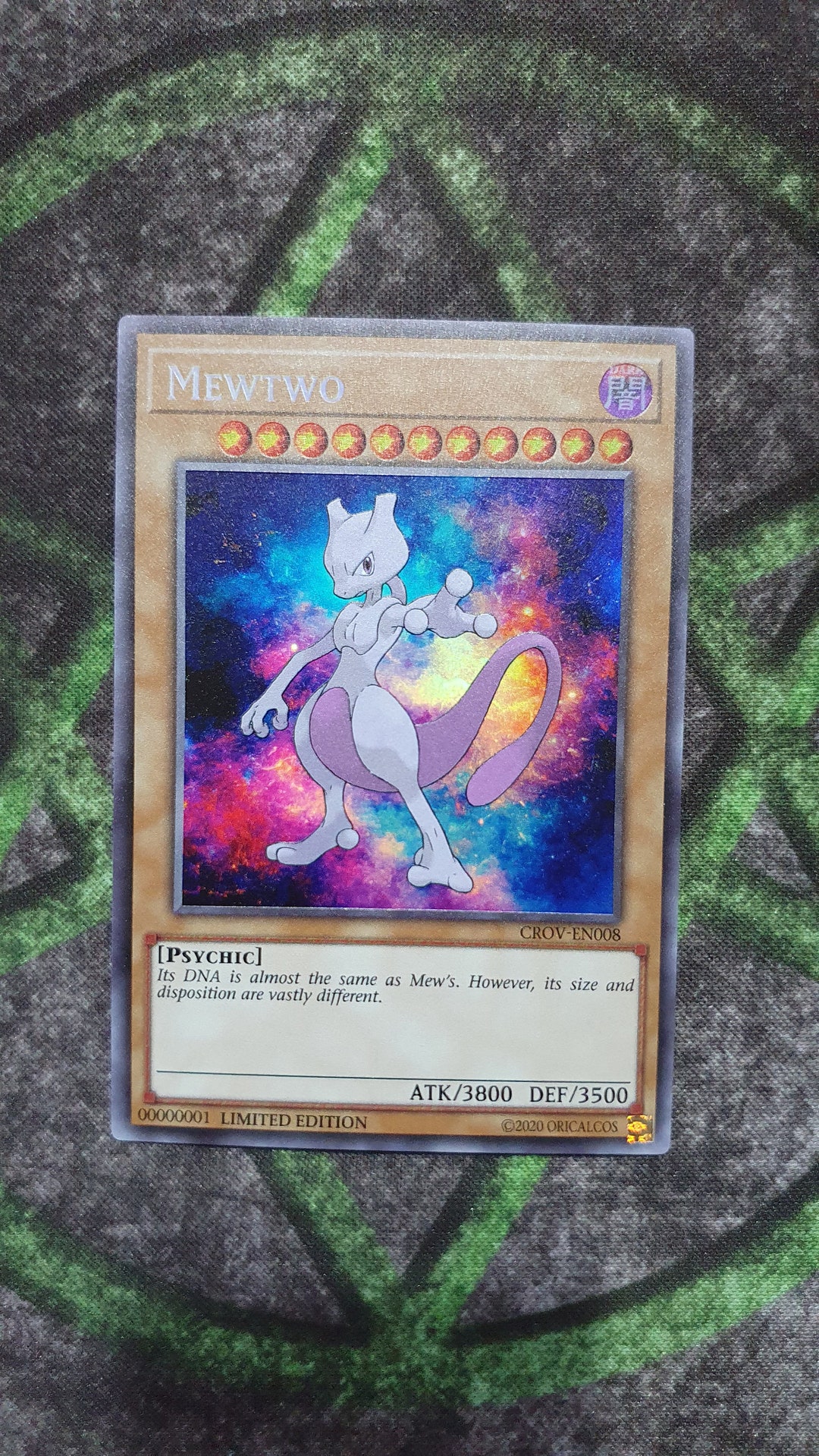 Mewtwo Custom Holographic Rare-common handmade Proxysame Thickness - Etsy