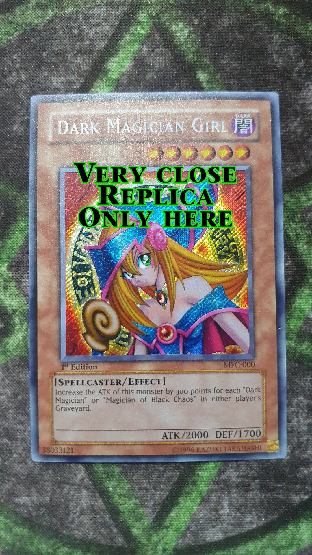 Dark Magician Girl MFC-000 Secret Rare-common handmade Proxysame Thickness - Etsy