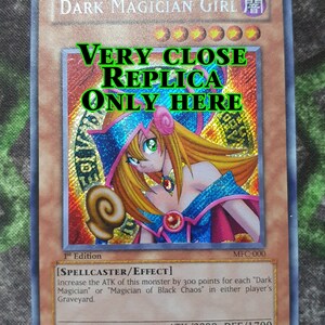 Dark Magician Girl MFC-000 Secret Rare-common handmade Proxysame Thickness - Etsy