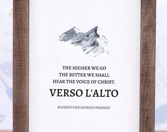 Verso L'alto Print - Etsy