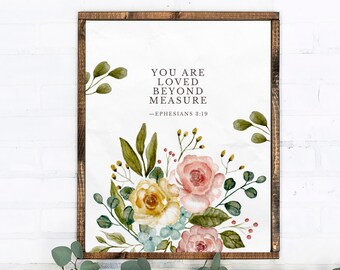You Are Loved Beyond Measure - Etsy