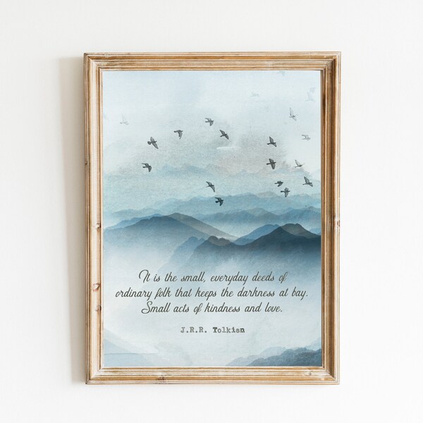 I Have Found That It is the Small Everyday Deeds - Etsy