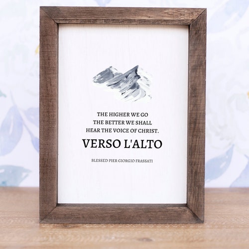 Blessed Pier Giorgio Frassati Quote Printable Verso - Etsy