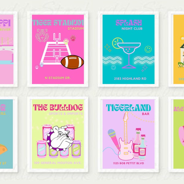 Cute Lsu Wall Art - Etsy