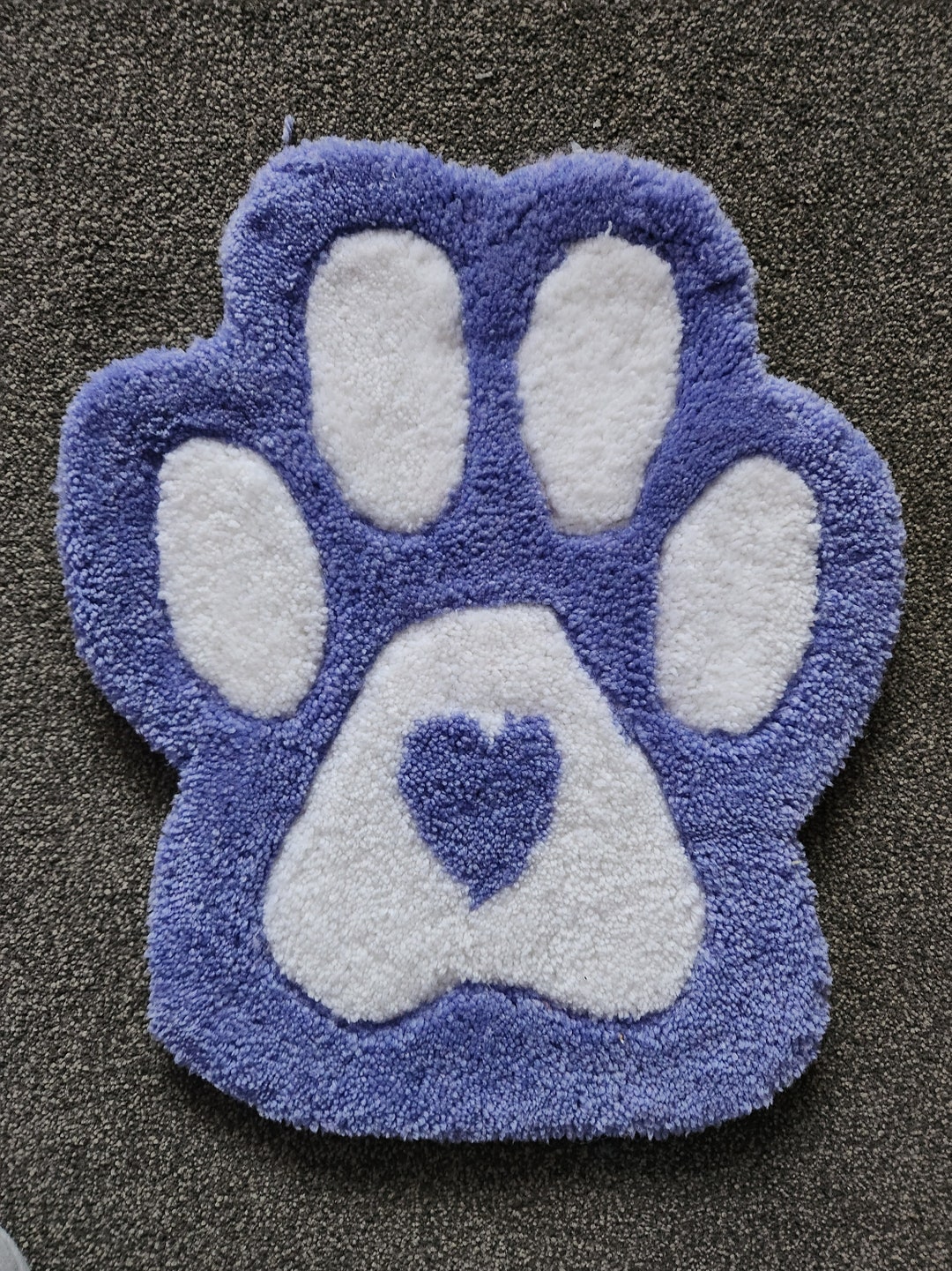 Paw Print Rug - Etsy