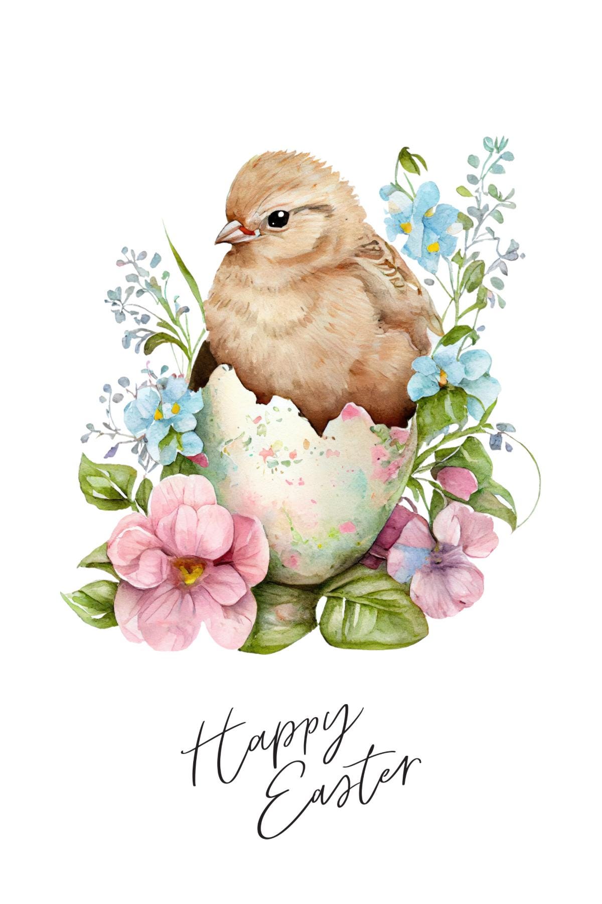 Easter Bag Labels 4x6 Printable | Bunny & Egg Easter Treat Tags ...