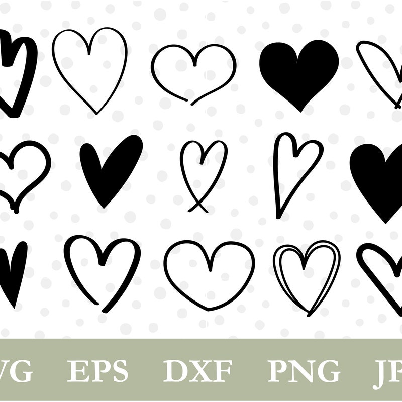 Heart Stencil - Etsy