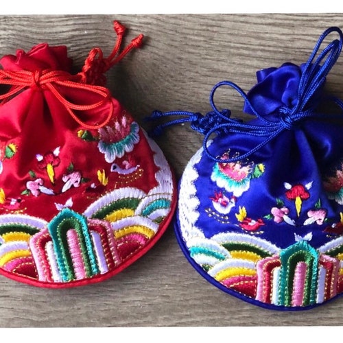Korea Traditional Lucky Pouch for Hanbok Dohl/100days Party | Etsy