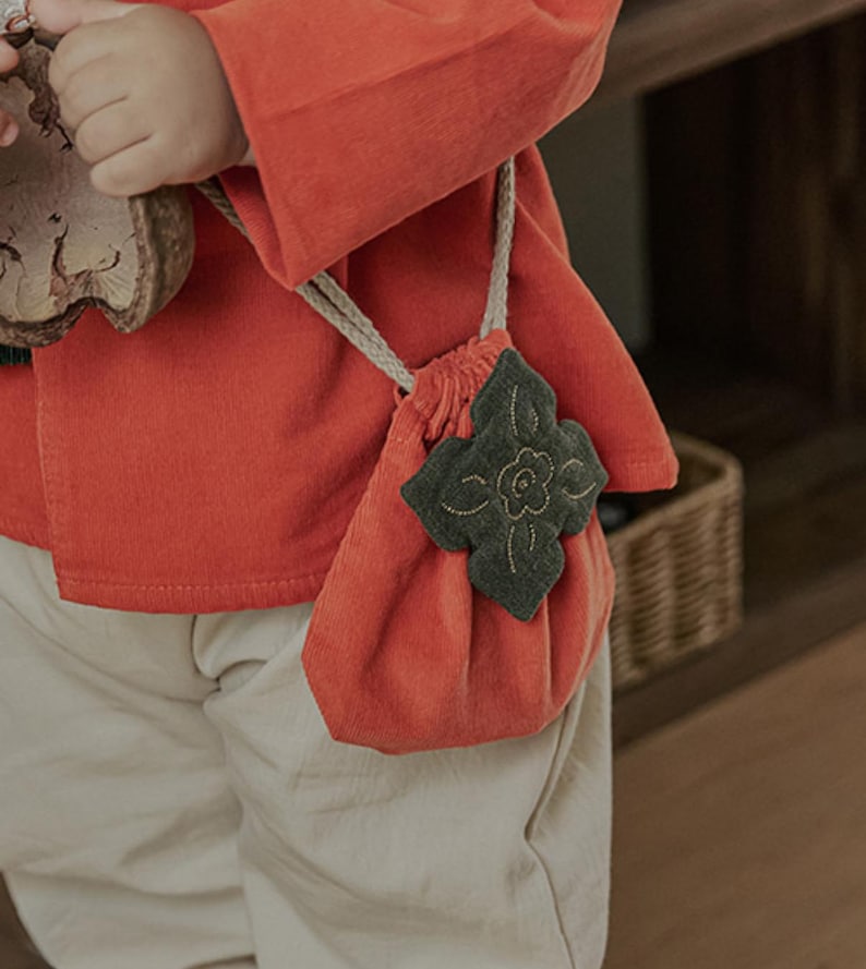 Korea Cotton Lucky Pouch for Hanbok, Dohl/100days Party - Etsy
