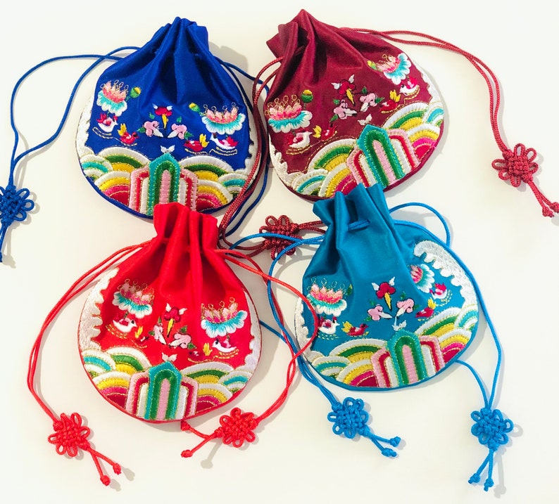 Type2 Traditional Lucky Pouch for Hanbok/ Dohl Celebration - Etsy