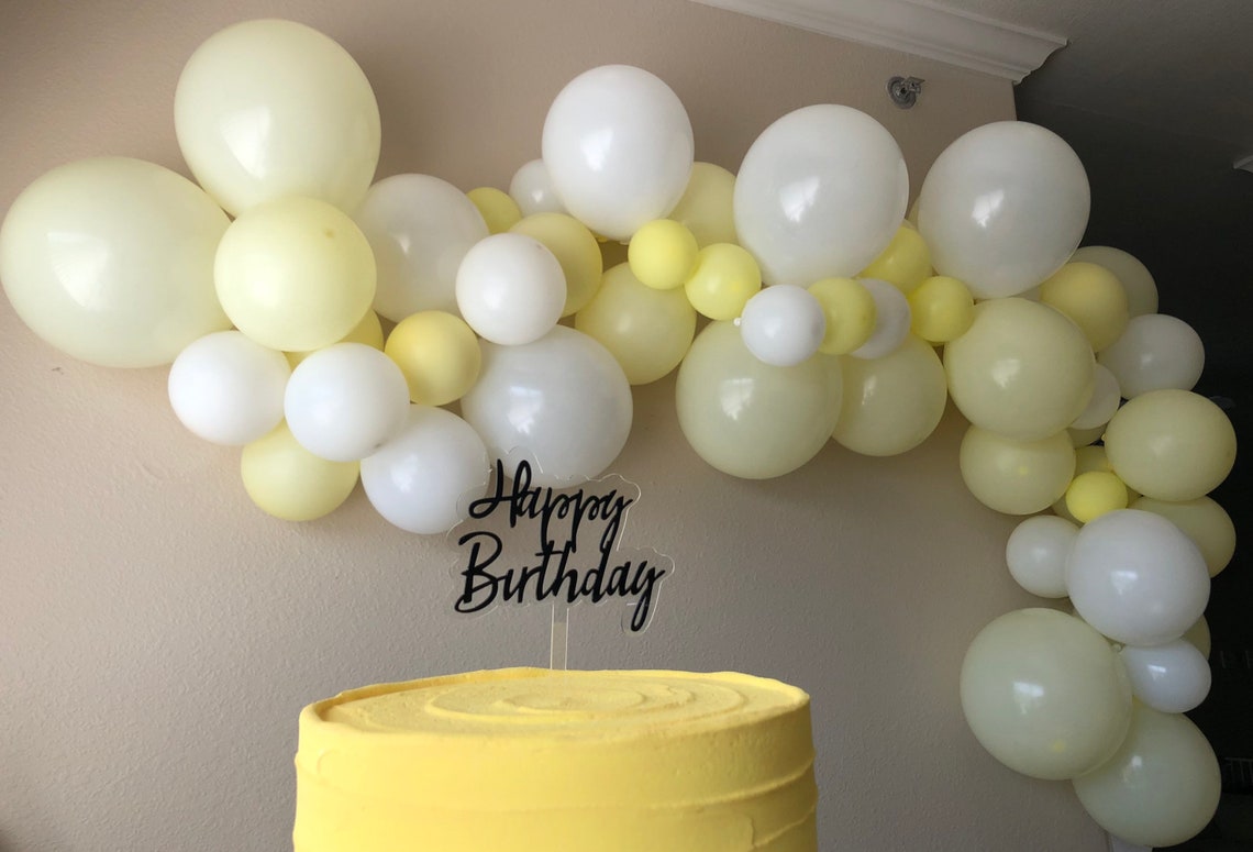 132pcs Yellow Balloon Garland for Party - Etsy