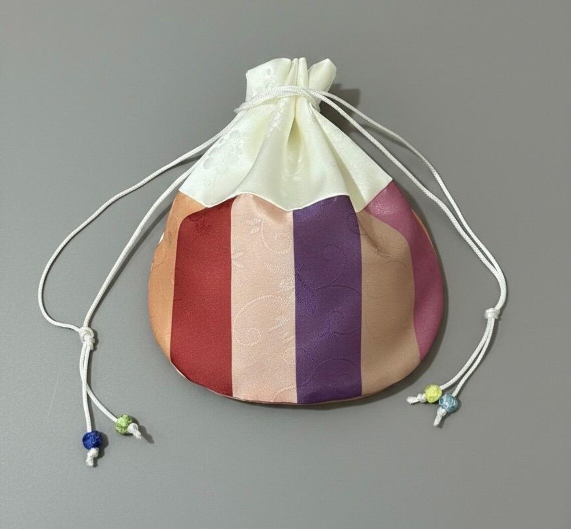 Korea Traditional Lucky Pouch for Hanbok, Dohl/100days Party - Etsy