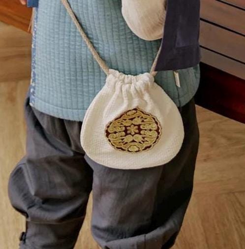 Korea Cotton Lucky Pouch for Hanbok, Dohl/100days Party - Etsy